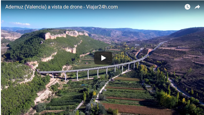 Ademuz en la provincia de Valencia a vista de drone » Historias de mi ...